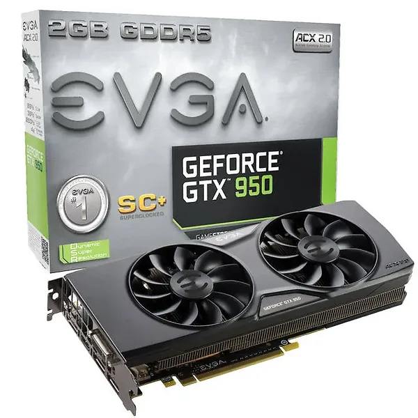 02G-P4-2956-KR - Evga NVIDIA GeForce GTX 950 SuperClocked 2GB | Aztek ...