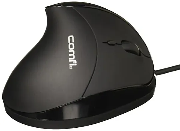 EM011-BK - Ergoguys ERGONOMIC WIRED VERTICAL MOUSE BLACK | Aztek Computers