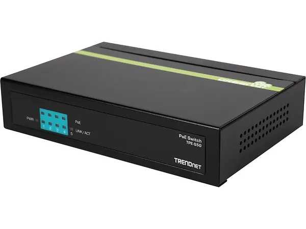 TPE-S50 - Trendnet 5-PORT 10/100MBPS POE SWITCH (31W) | Aztek Computers