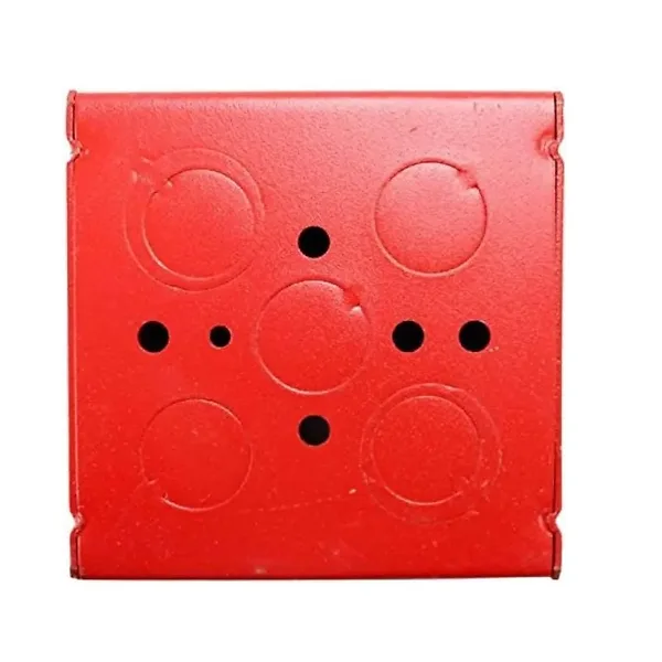 DBB-R - Wheelock Backbox - 4 Inch Deep, Red Finish | Aztek Computers